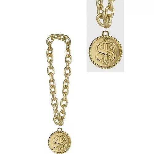 Gold Dollar Sign Chain - Walmart.com
