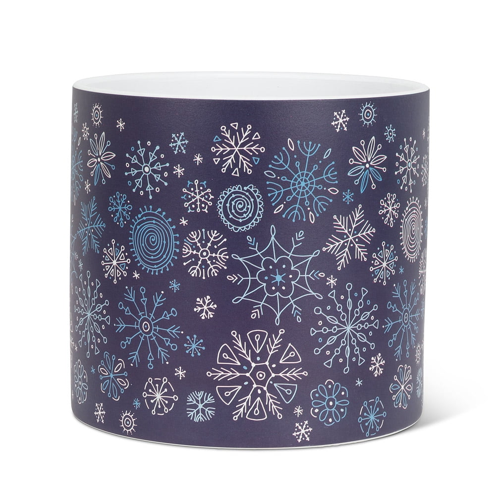 Set of 1 Large Modern Snowflakes Planter - Walmart.com