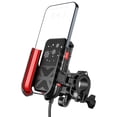 Anti Vibrations Motorcycle Phone Stand Bracket With Temperature ...