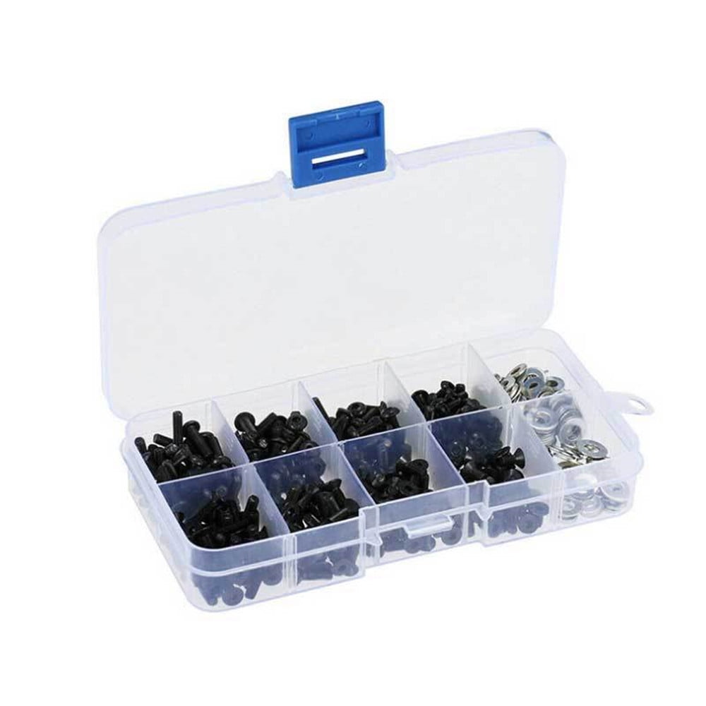 Steel RC Screw Set, Head Screws, M3 Flat Washer For 1/8 1:10 Scale RC ...