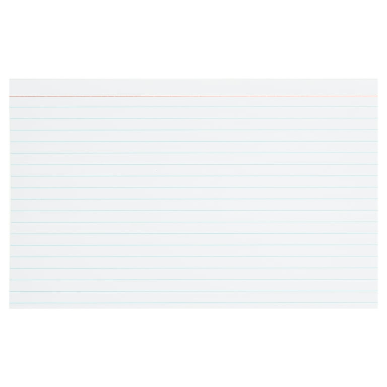 Index Card Sizes 5x8