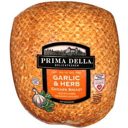 Prima Della Garlic & Herb Chicken Breast, Deli Sliced - Walmart.com