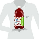 Great Value 100% Juice Cranberry Blend 64 fl oz with No Added Sugars ...
