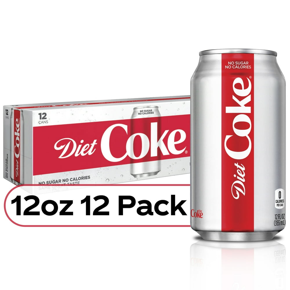 Diet Coke Soda Soft Drink 12 Fl Oz 12 Pack
