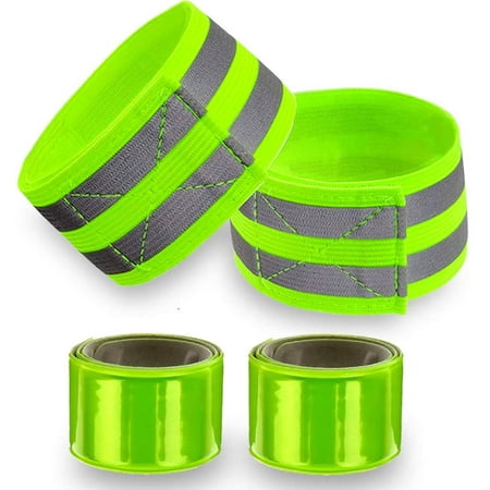Reflective Bands for Wrist, rm, nkle, Leg. High Visibility Reflective ...