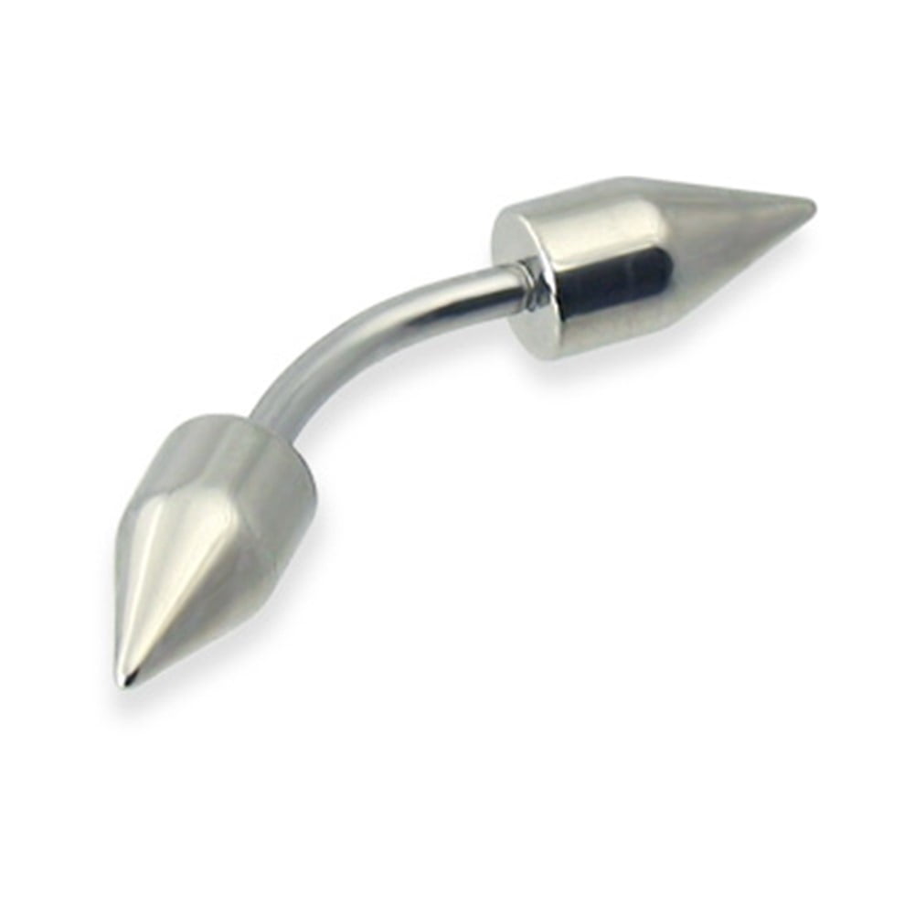 Spiky Eyebrow Ring, 14 Or 16 Gauge,Gauge (Thickness):14 (1.6Mm),7/16 ...