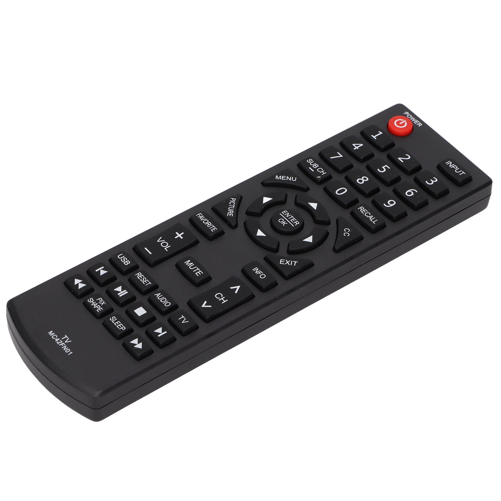 TV Remote Control, Television Remote Black For SANYO TV For Replacing ...