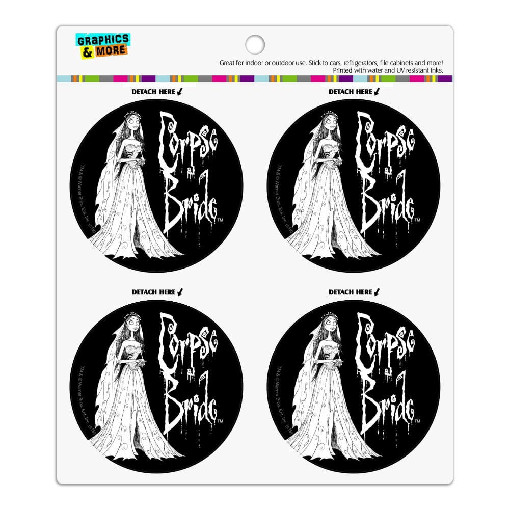 Corpse Bride Logo and Silhouette Refrigerator Fridge Locker Vinyl ...