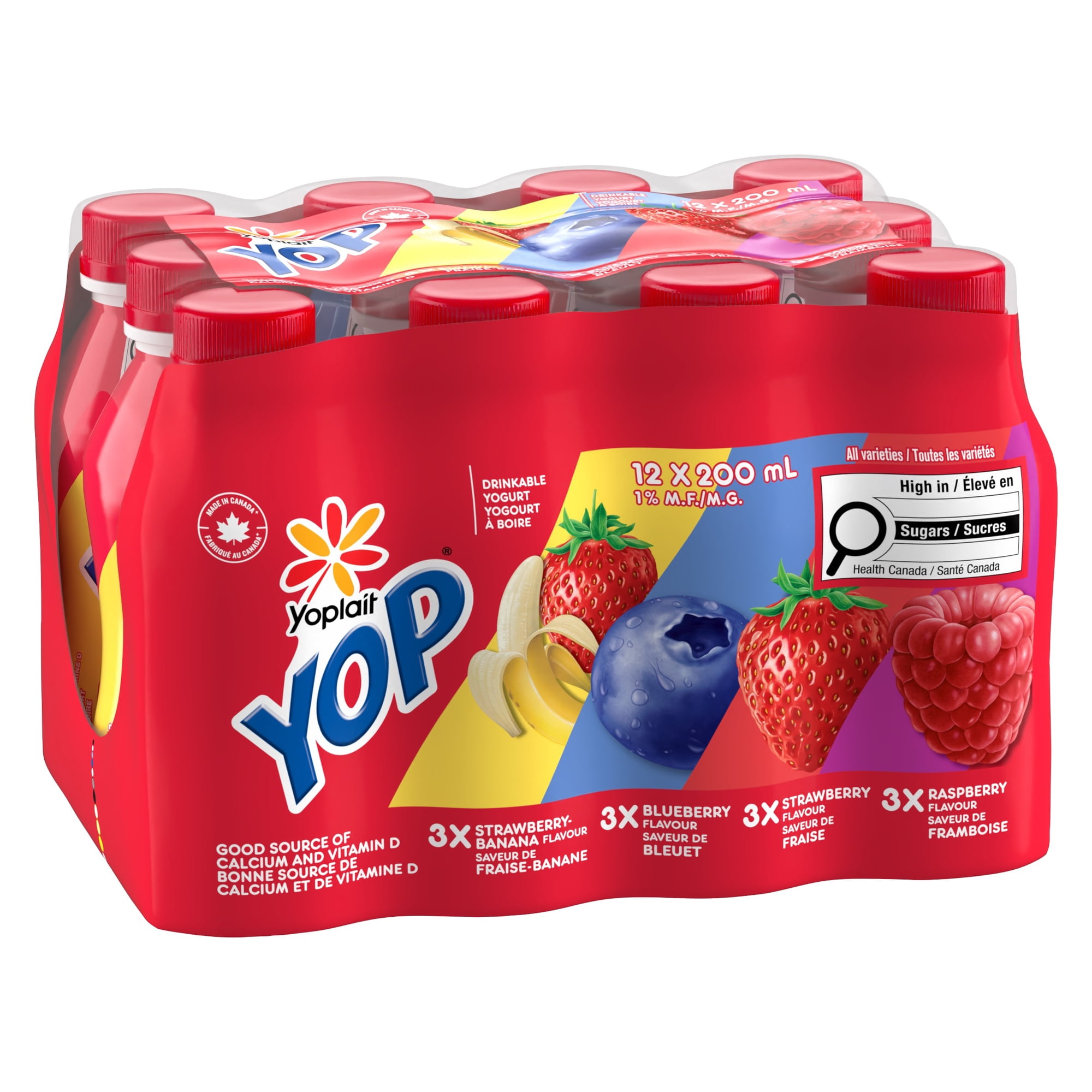 Click here for Yoplait Yop 1 Drinkable Yogurt  Strawberry  Bluebe... prices
