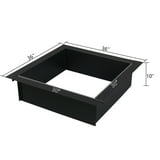36" x 36" Square Fire Pit,2 mm Thickness Fire Pit Liner,Fire Pit Insert ...