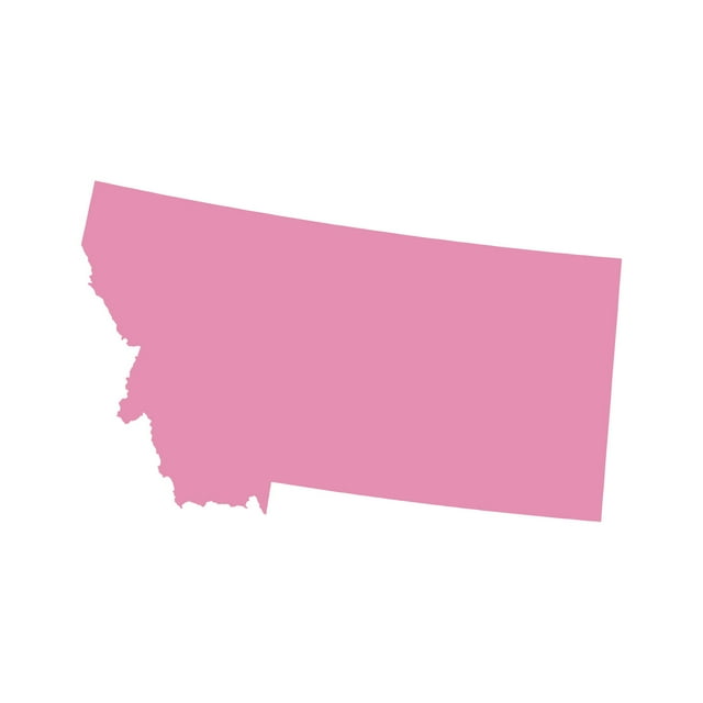 Montana Shaped Sticker Decal Die Cut - Self Adhesive Vinyl - Weatherproof - Made in USA - Many ...