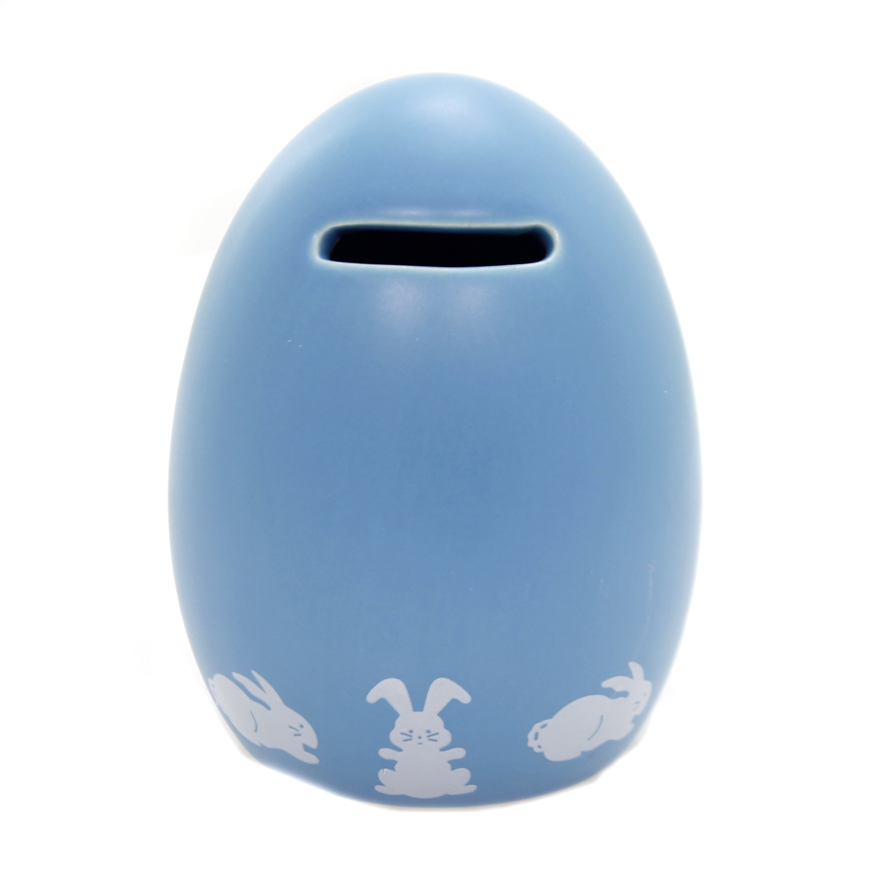 Bank EASTER EGG BANK BLUE Ceramic Bunny Easter 3151Bl - Walmart.com