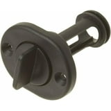 T-H Marine DP-1-DP Self-Retaining Boat Transom Drain Plug - Black ...