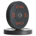 CAP Barbell Olympic Rubber Bumper Plates (Pairs/Singles by sizes ...