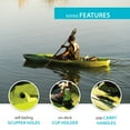 Lifetime Kenai 10 ft 3 in Sit-On-Top Kayak with Paddle, Python Fusion ...