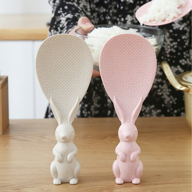 Rice Cooker Spoon Plastic Rice Fiber Rice Scoop Animal Scoop Wheat ...