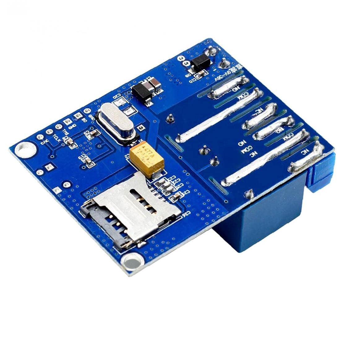 2 Channel Relay Module Shield Remote Control Switch Board with GSM SMS ...