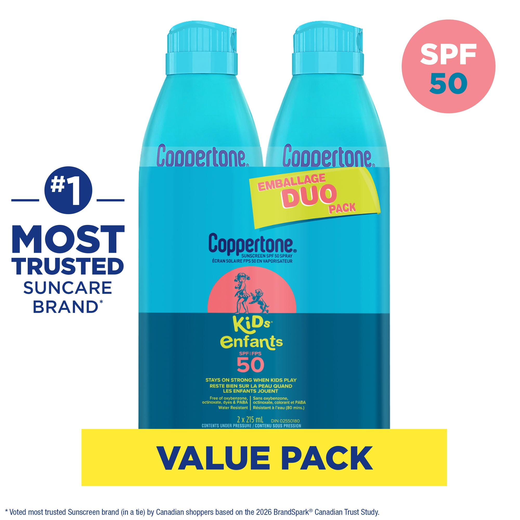 Click here for Coppertone Kids Sunscreen Spray Spf 50 Duo Pack  H... prices