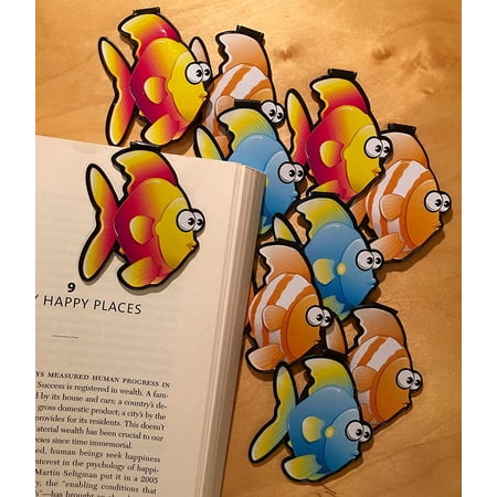 Fish Bookmarks (Set of 10) Bookmarks for Kids, Teens & Children of All ...