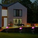TUOREN Solar Pink LED Landscape and Walkway Light, 6 Piece - Walmart.com