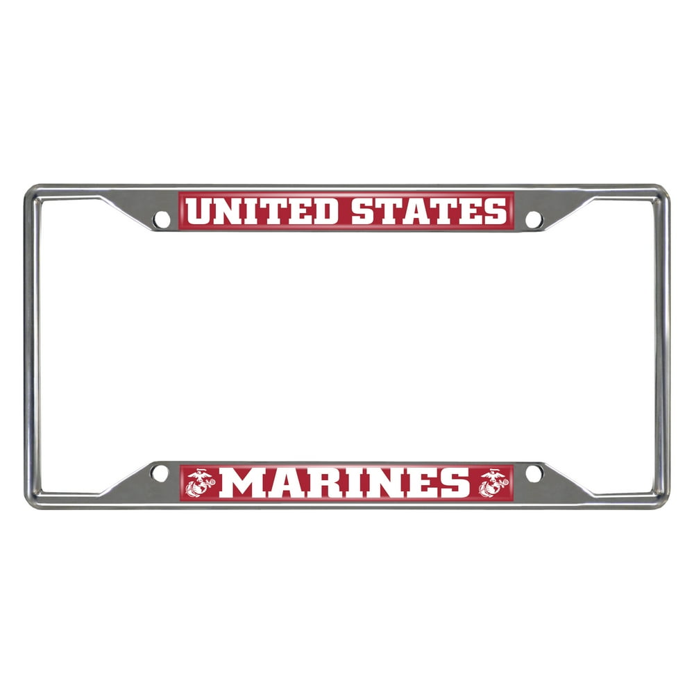 U.S. Marines License Plate Frame 6.25"x12.25" - Walmart.com - Walmart.com
