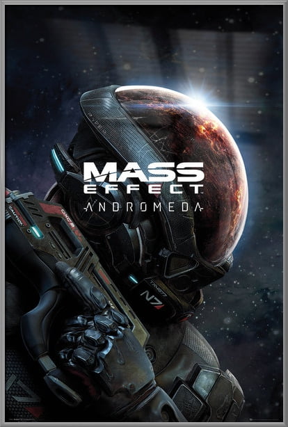 Mass Effect: Andromeda - Framed Gaming Poster / Print (Game Cover / Key ...