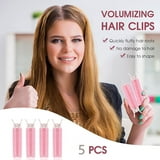 5 Pcs Volumizing Roller Clips - Hair Clips, Root Clips for Hair Volume ...