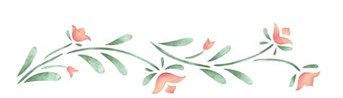 Tulip Wall Stencil SKU #270 by Designer Stencils - Walmart.com