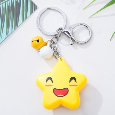 Little star sounding luminous keychain cute little starfish key chain ...