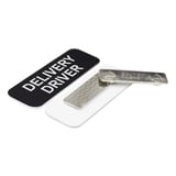 Delivery Driver 1 x 3" Name Tag/Badge, Black, (3 Pack) - Walmart.com
