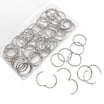 ACCO Metal Book Rings, 3/4" Diameter, 100 Rings/Box - Walmart.com