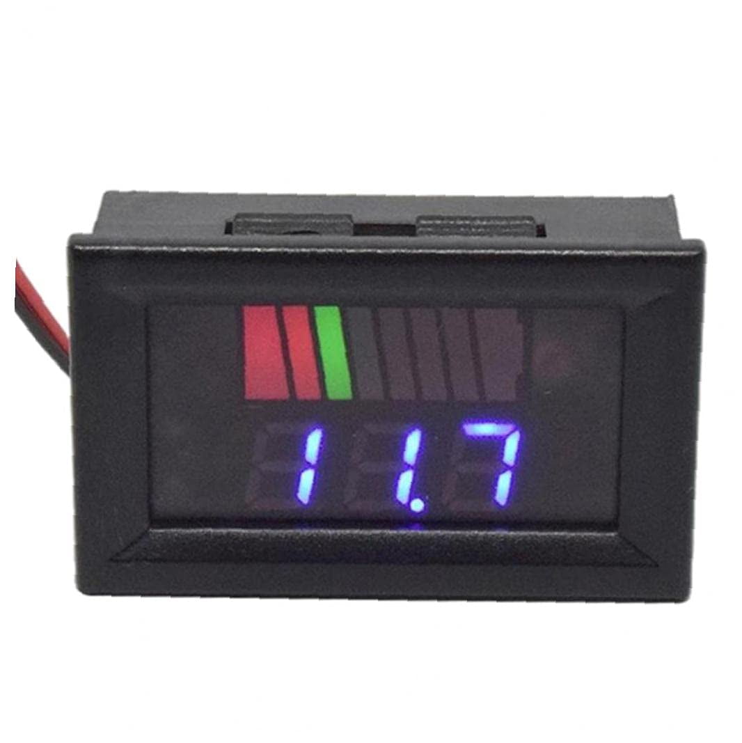 Battery Charge Level Indicator Universal Car Battery Capacity Meter ...