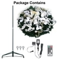 Gamexcel 6FT Pop-up Christmas Tree Pre-Decorated, Prelit Pull-up Xmas ...