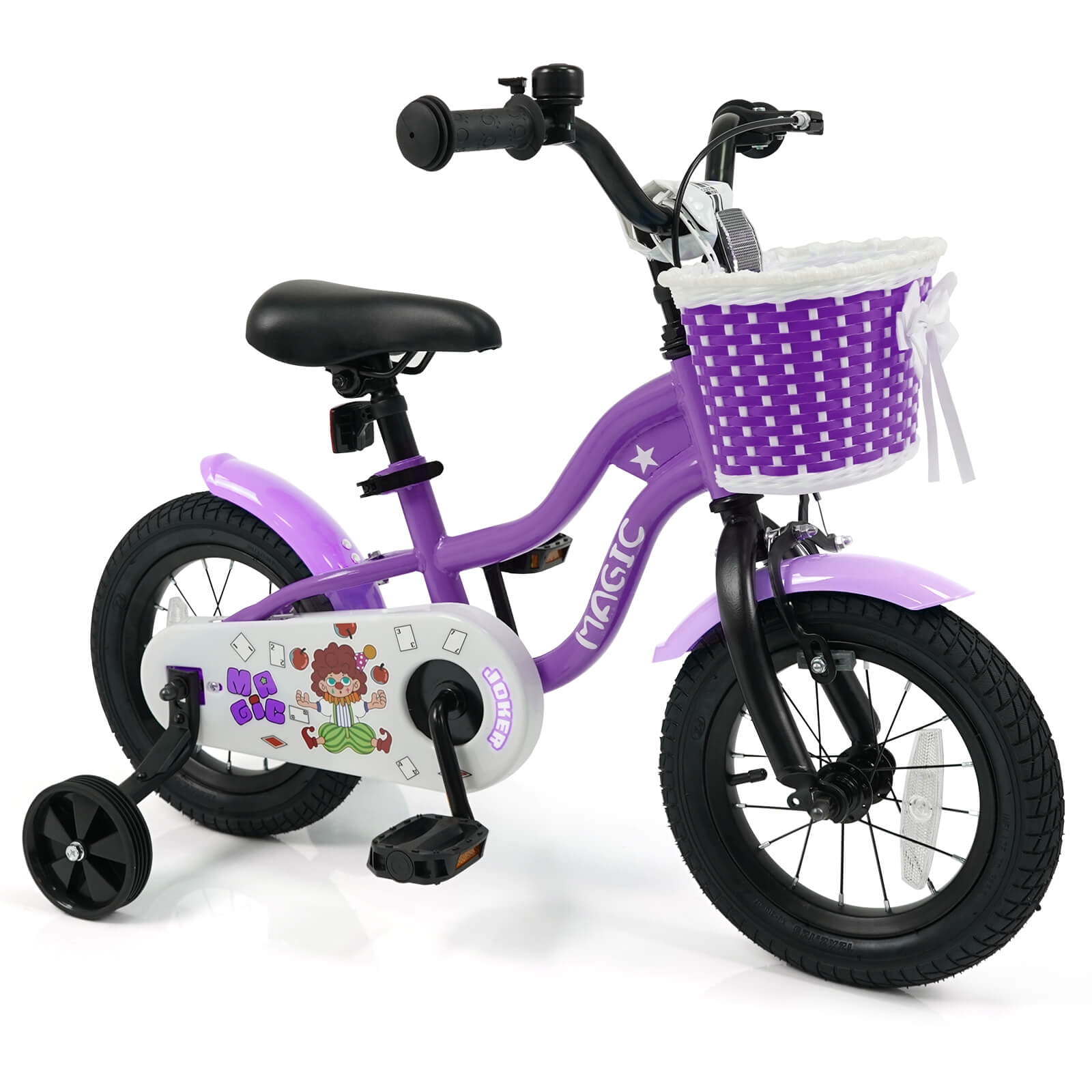 Click here for Costway 12 Kids Bike With Training Wheels  Basket... prices