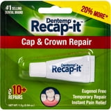 Recapit Loose Cap Dental Repair - 8 Repairs HSA/FSA Eligible - Walmart.com