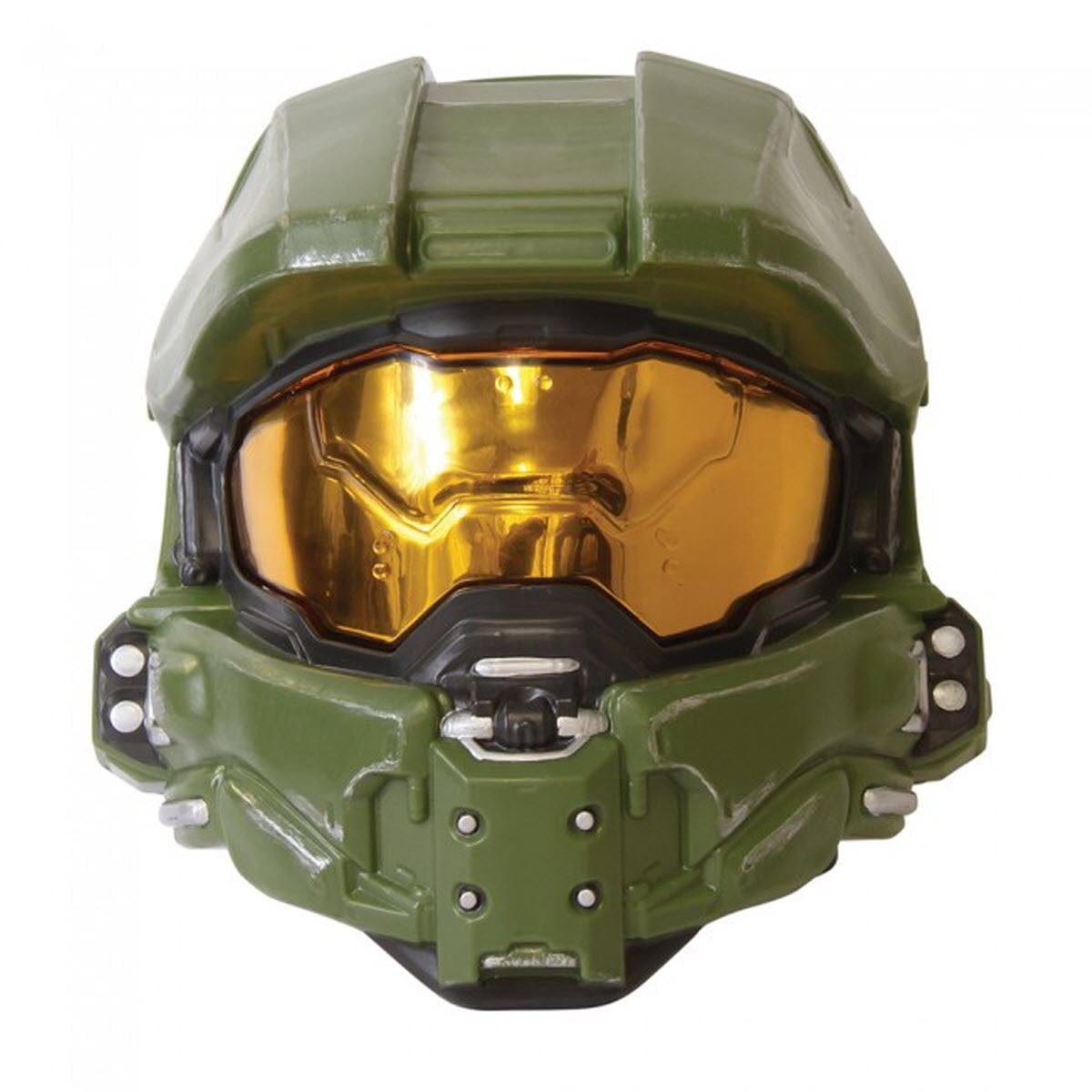 Master Chief Adult Mask Halo XBOX John-117 Mask Halloween Green Costume ...