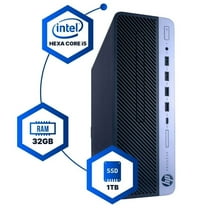 HP G4 Mini PC, Intel i5-8500, 32GB RAM, 1TB NVMe SSD, RGB Keyboard ...