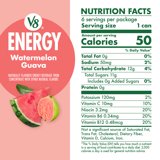 V8 Energy Watermelon Guava Energy Drink, 8 fl oz Can (6 Pack) - Walmart.com