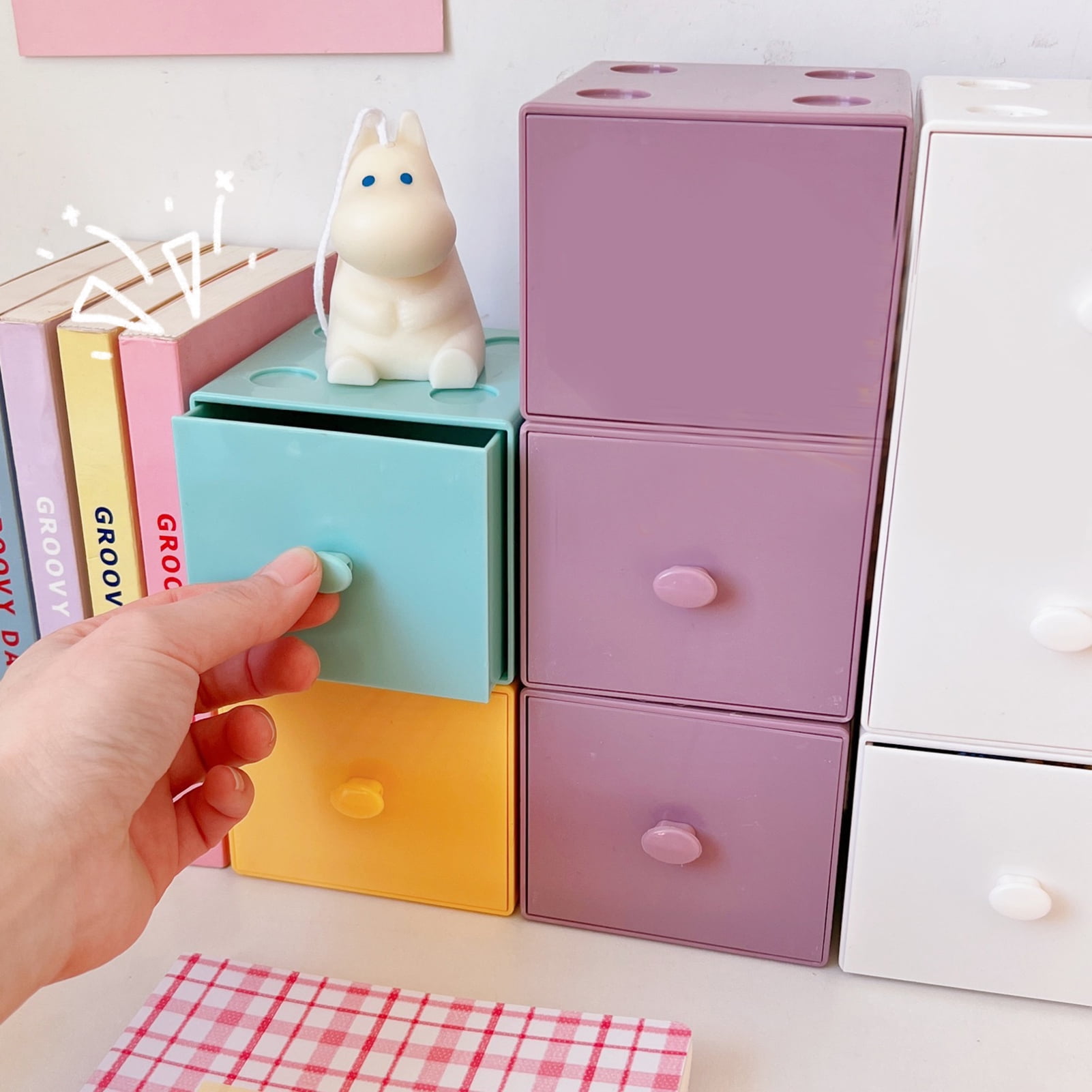 Click here for Neinkie Drawer Vanity Organizer  Compact Storage O... prices