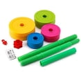 Liberty Imports Adjustable Barbell Toy Set for Children Pretend Play ...