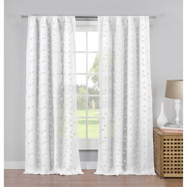 Lylia Linen Look Pole Top Window Panel - Walmart.com
