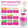 Pink Stork, Postnatal Multivitamin, 60ct, Vegan DHA Iron Folate B12 ...