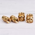50Pcs Brass Hot Melt Insert Knurled Nut Thread Heat Molding Twill ...