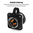 -204 pin 90° angle waterproof connector industrial power plug flange ...