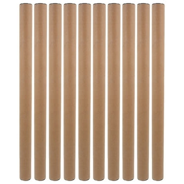 LEXSOMEO Mailing Tube Cardboard Poster Tube with Cap for Shipping and ...