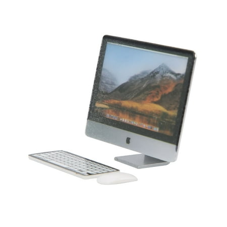 Dollhouse Computer 1:12 Miniature Computer Set Doll House Asseccories ...