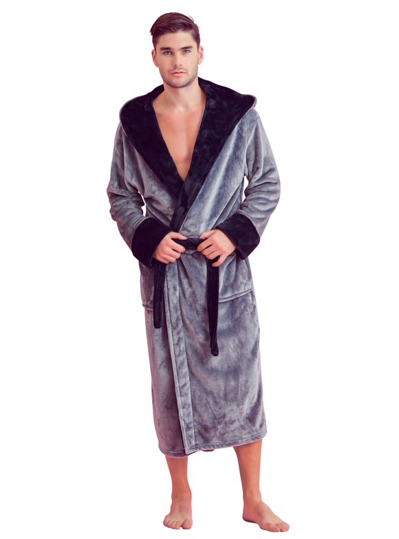 Men's Hooded Bathrobes
