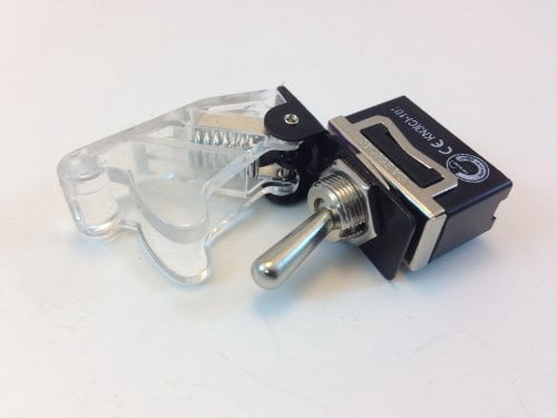 CYG Heavy Duty ON/ON DPDT 6P Toggle Switch 20 AMP with Safety Cover ...
