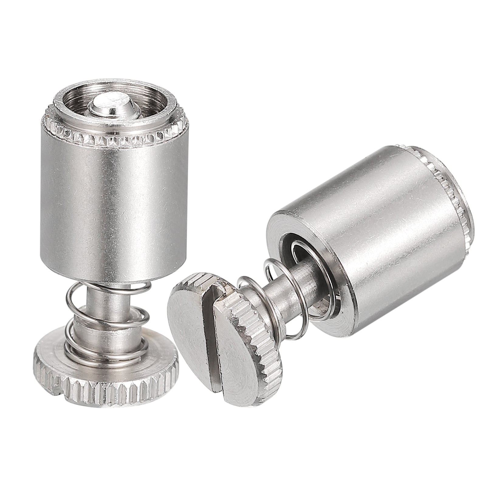 2 Pack M4x0.7x7.9mm Panel Spring Screws, PFC2 Knurled Head Spring ...