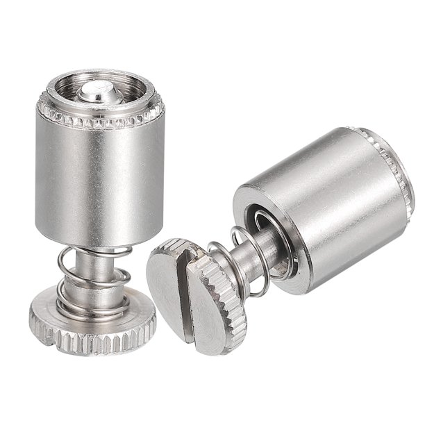 2 Pack M4x0.7x7.9mm Panel Spring Screws, PFC2 Knurled Head Spring ...